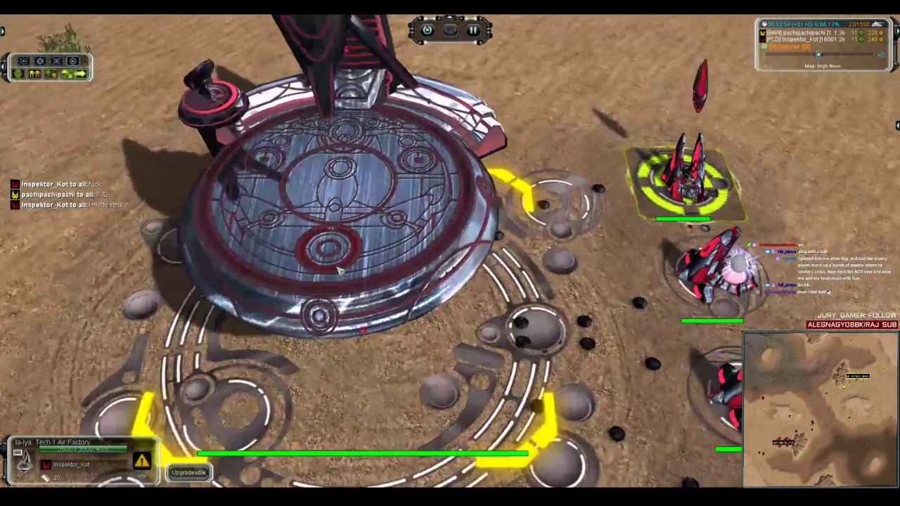 King of Seraphim Round 4 - Supreme Commander: Forged Alliance - YouTube