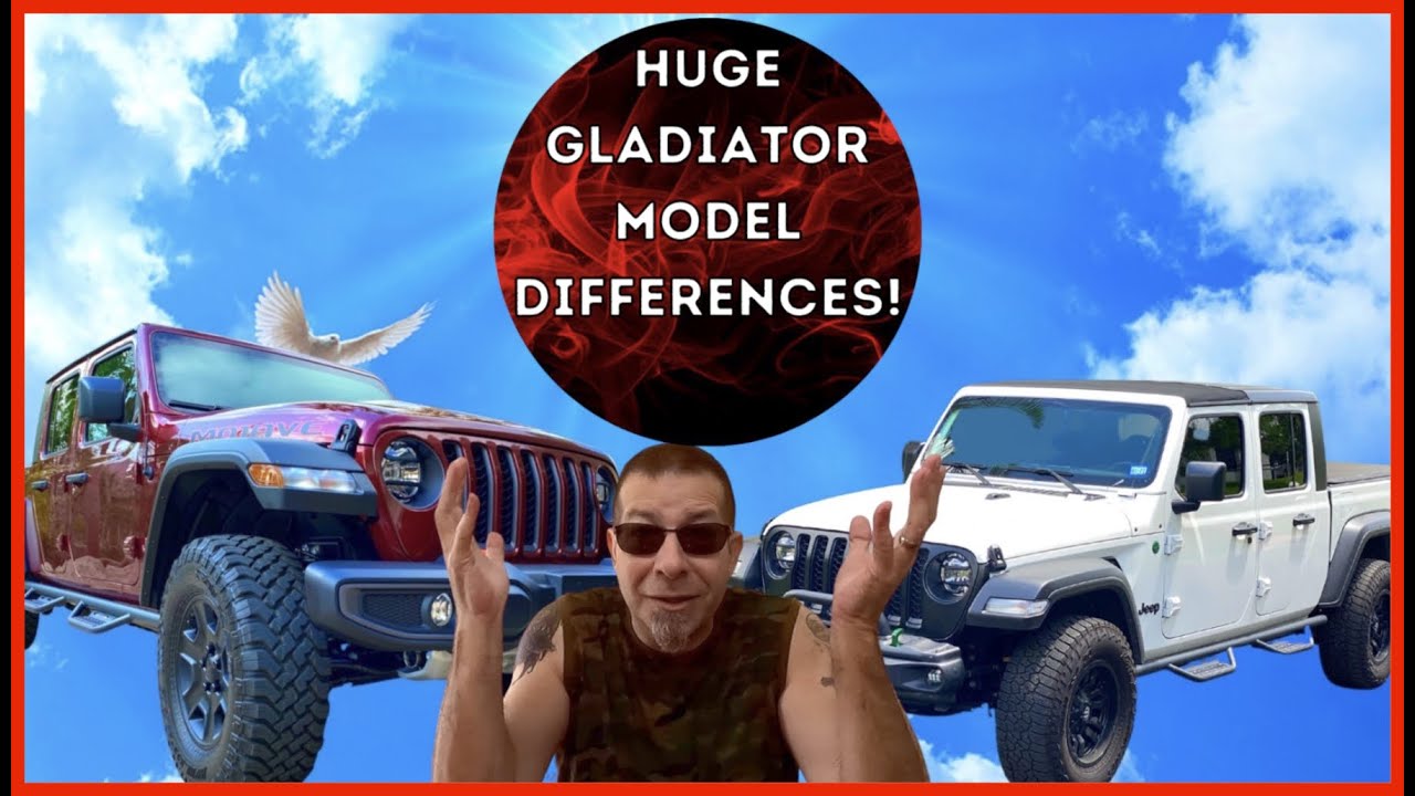4 Huge Differences Between Jeep Gladiator Sport S and Mojave - YouTube
