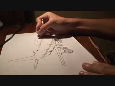 KLM 747 Drawing Timelapse - YouTube