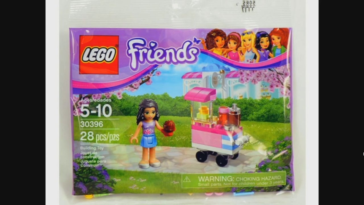 LEGO Friends 30396 Cupcake Stall - instruction timelapse - YouTube