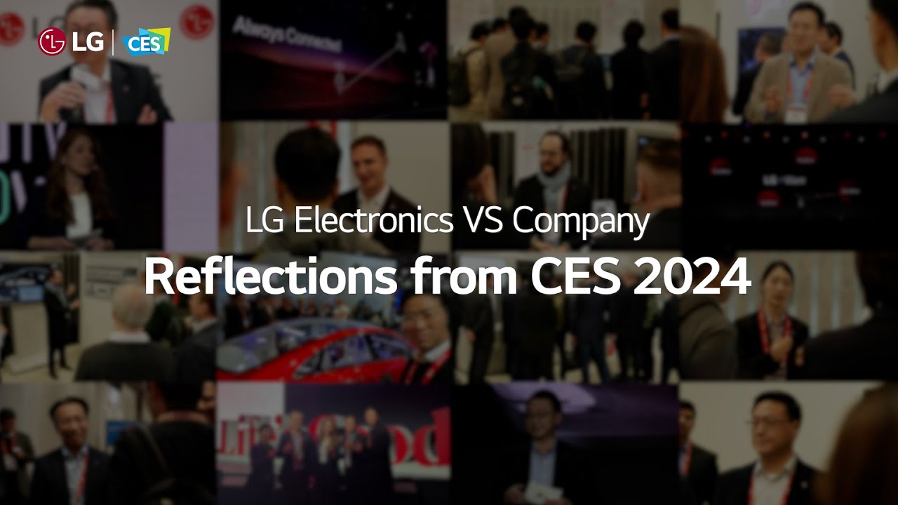 Reflections : LG Electronics VS Company at CES 2024 - YouTube
