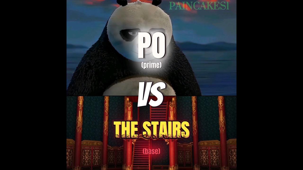 Po Vs The Stairs Kung Fu Panda Viral Kungfupanda Whoisthestrongest Edits Kungfupanda4