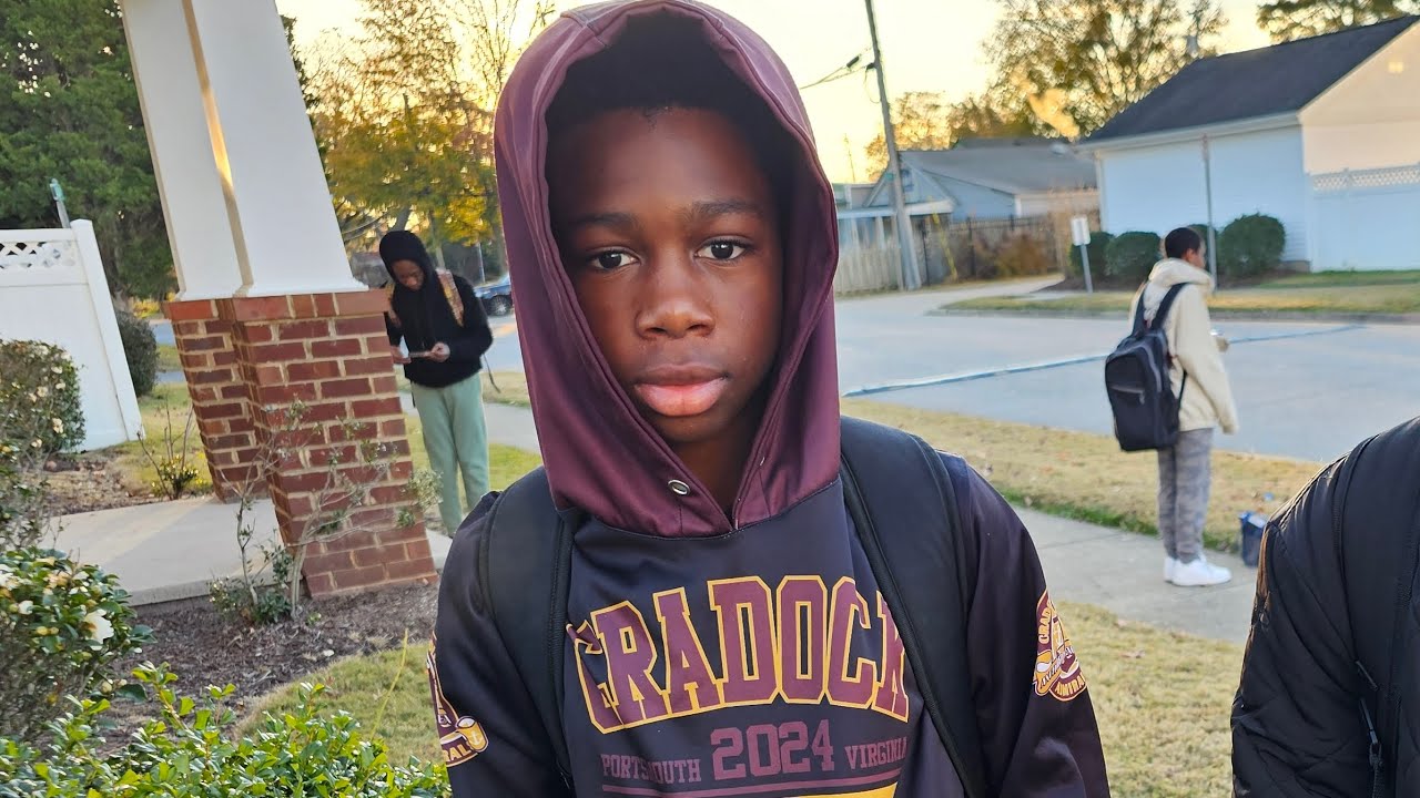 EDDIE CARROLL IV MIC'D UP PRE GAME "CHURCHLAND VS CRADOCK MIDDLE SCHOOL ...