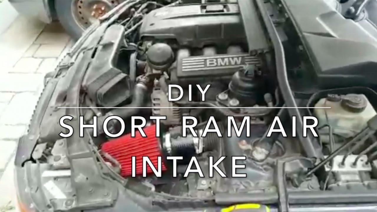 Custom K&N Short Ram Air Intake DIY - YouTube