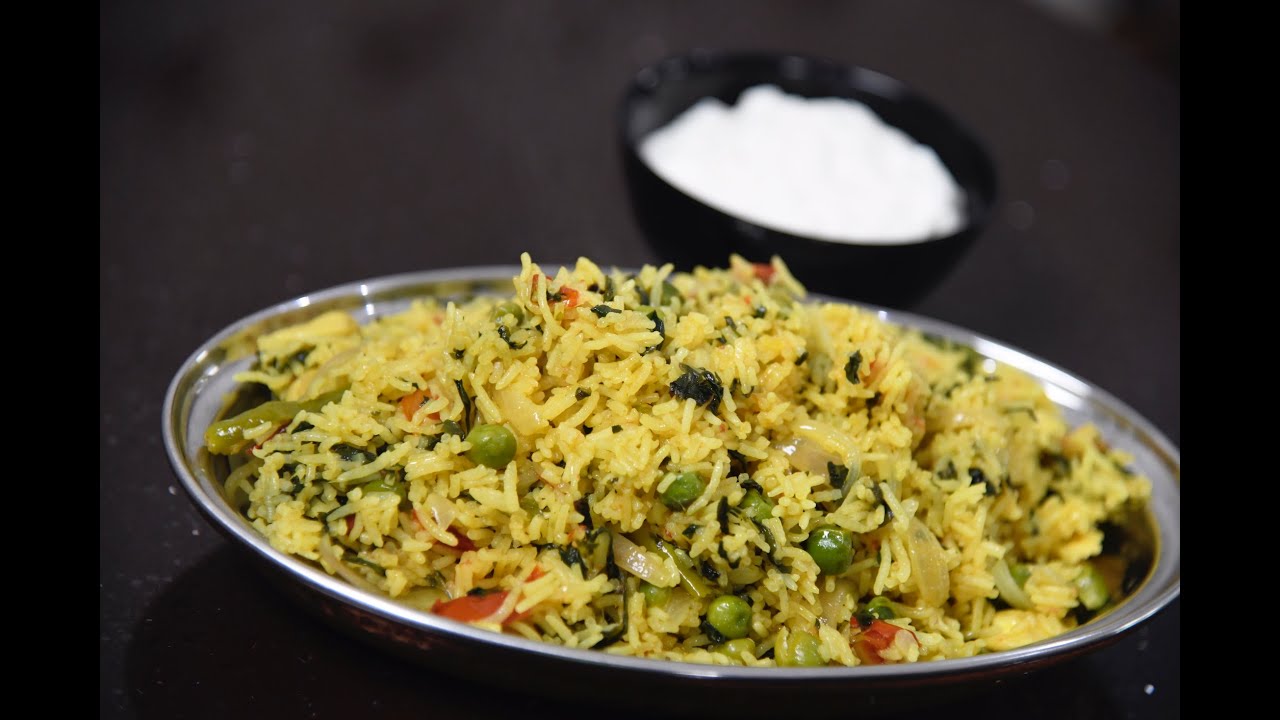 methi matar pulao recipe | methi pulao recipe | matar pulao | lunchbox ...