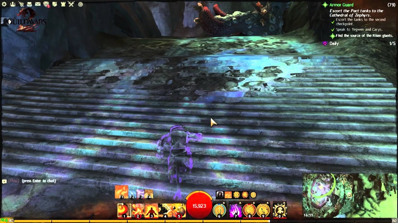 Guild Wars 2 - Orr - Mission 42 - Armor guard - YouTube