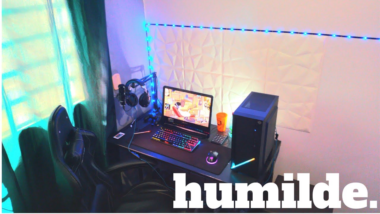 meu setup gamer humilde - YouTube