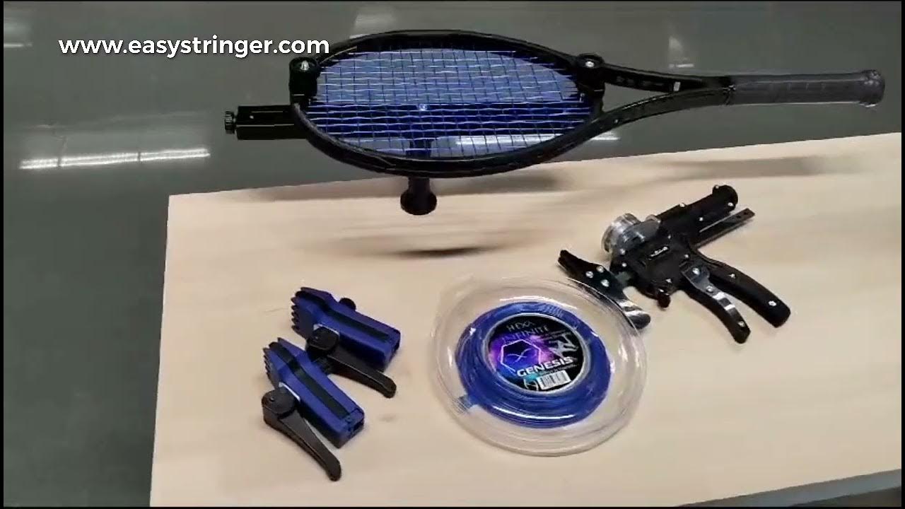 racquet stringing machine most portable - YouTube
