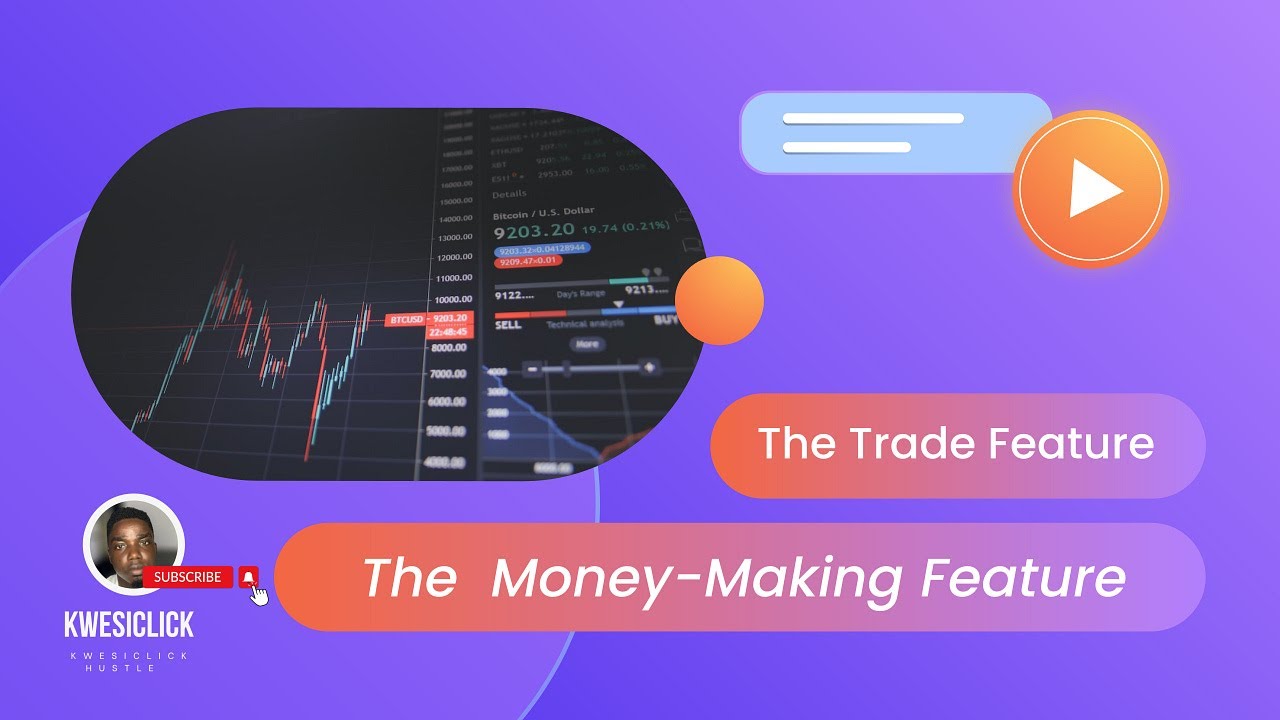 The Money Making Feature | The Trade Feature | Kwesiclick Hustle - YouTube