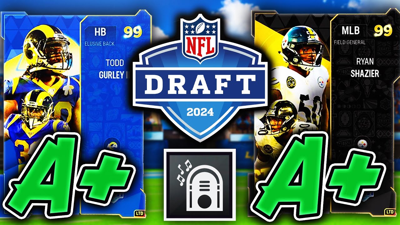 GRADING ALL OF THE "NFL DRAFT" CARDS in Madden NFL 24 Ultimate Team ...