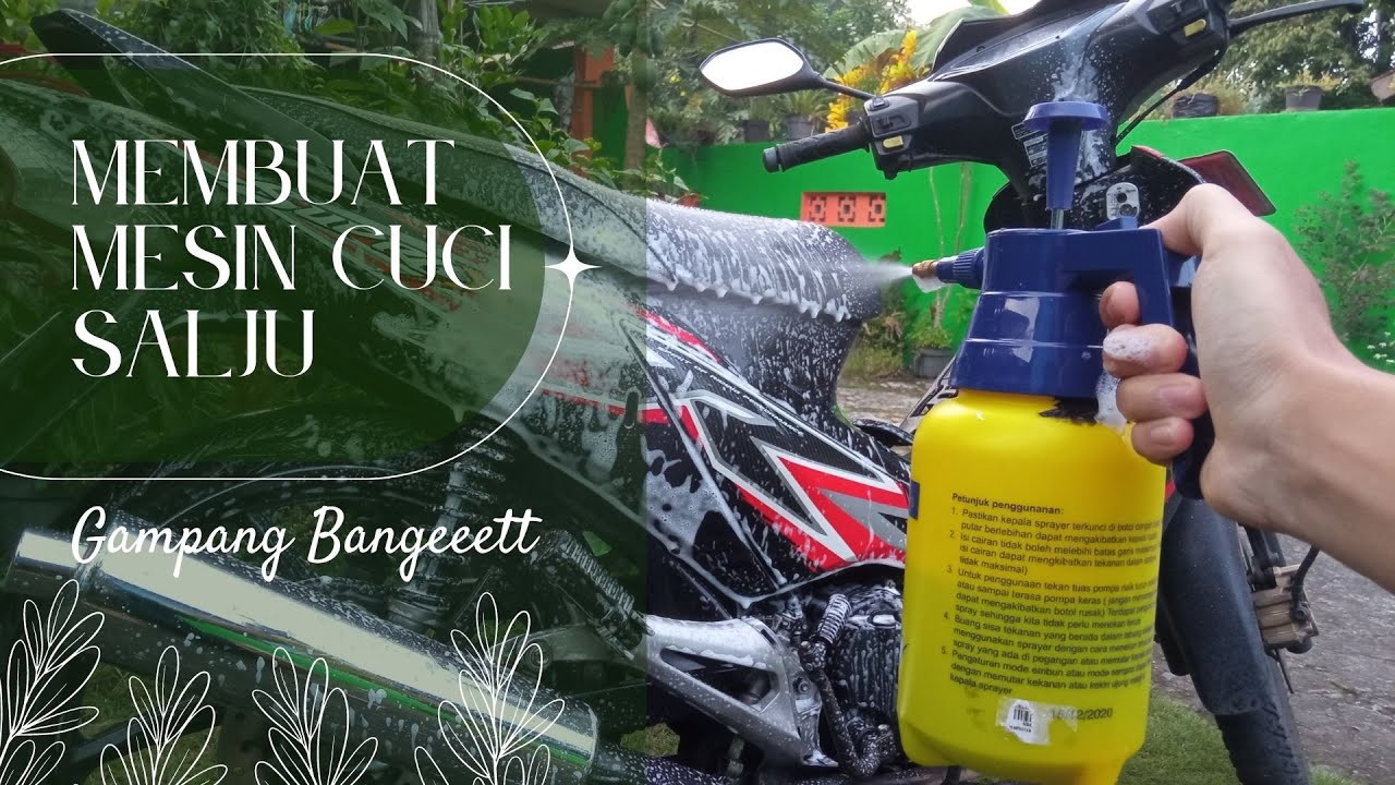 Membuat Alat Cuci Salju Sendiri | DIY Snow Wash Sprayer - YouTube