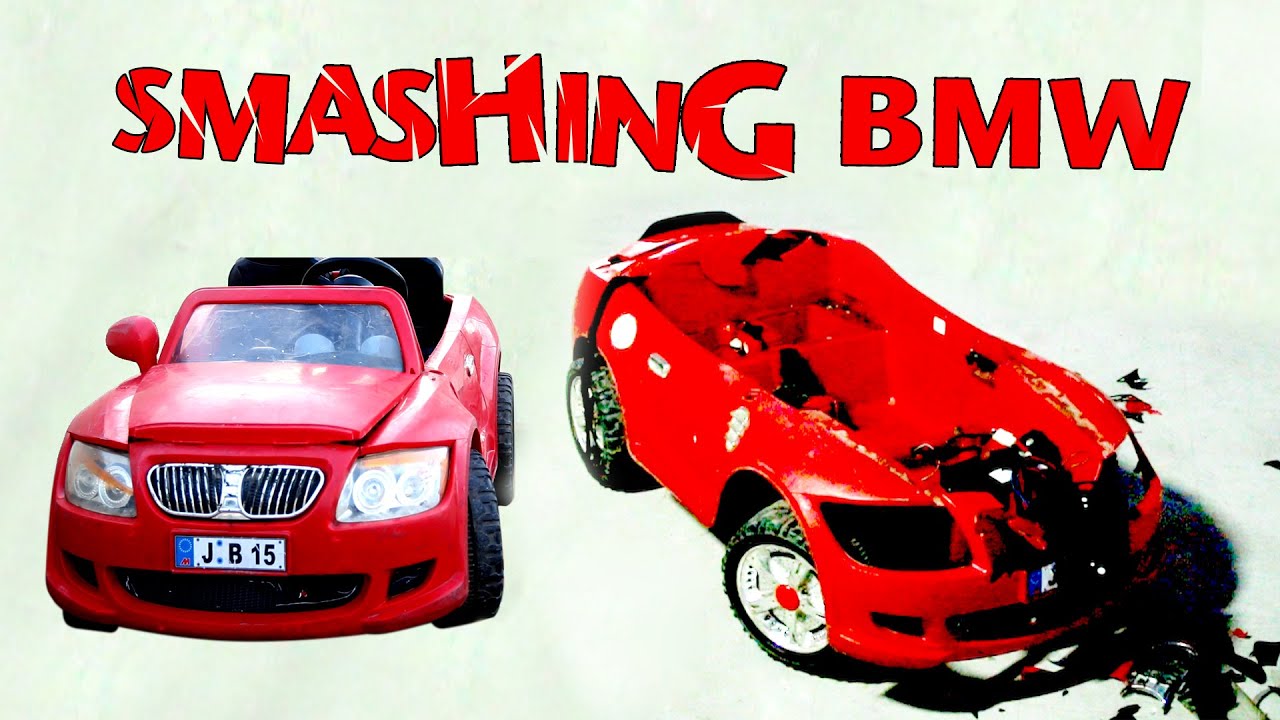 Samshing Toys | Smashing BMW Car | Smashing Car Video - YouTube