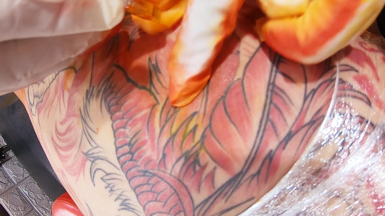 Full back tattoo for men | Phoenix Tattoo - Part 46 - YouTube