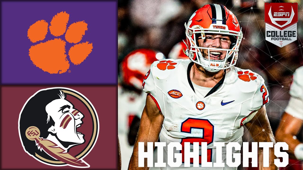 Clemson Tigers vs. Florida State Seminoles | Full Game Highlights ...