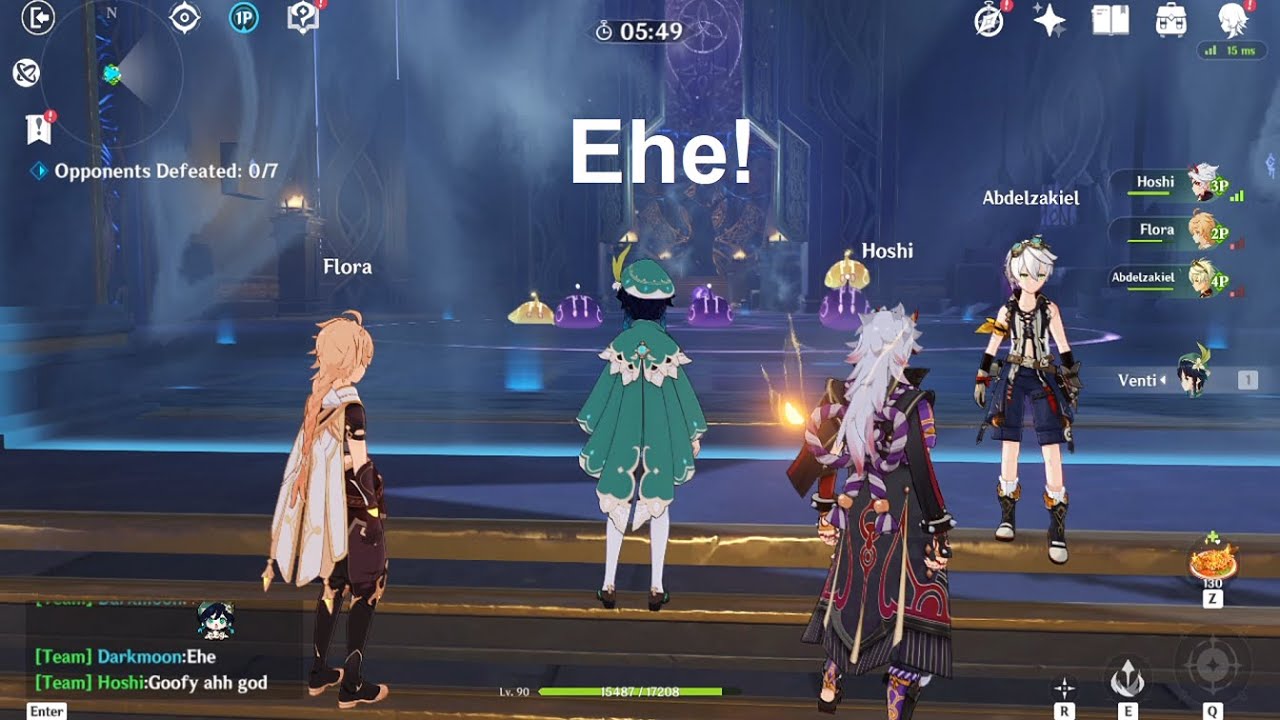 Venti locked everyone out of the domain - Ehe! - YouTube