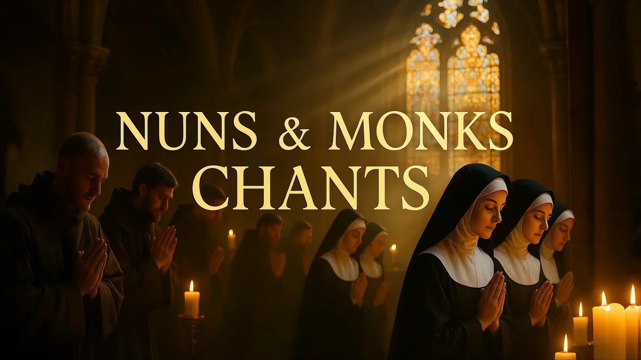 Sacred Nuns & Monks Gregorian Chants | Ancient Latin Hymns for Prayer ...