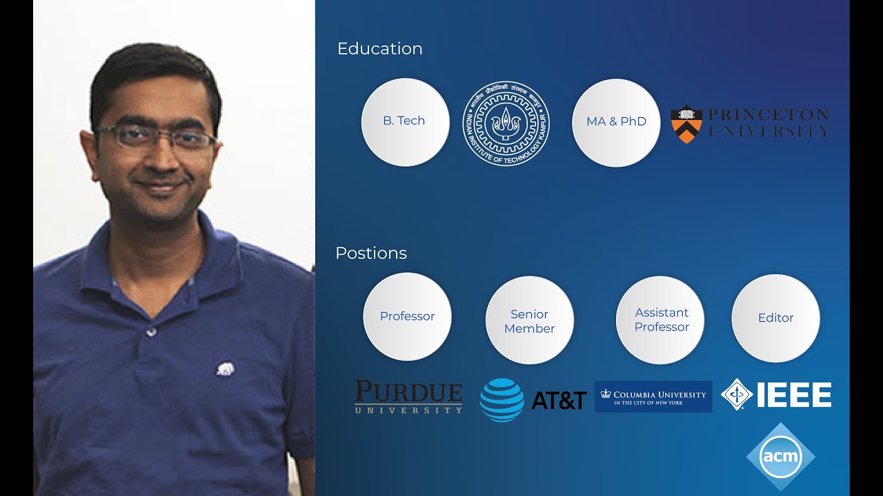 Reinforcement Learning: Fundamentals and Applications | Vaneet Aggarwal ...