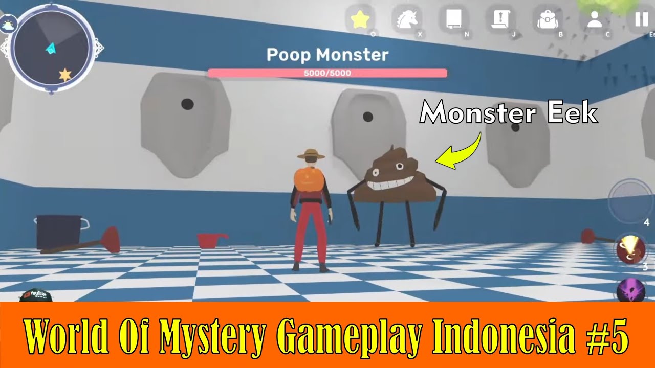 Lawan Monster Eek !!! - World Of Mystery Live Gameplay Indonesia #5 ...