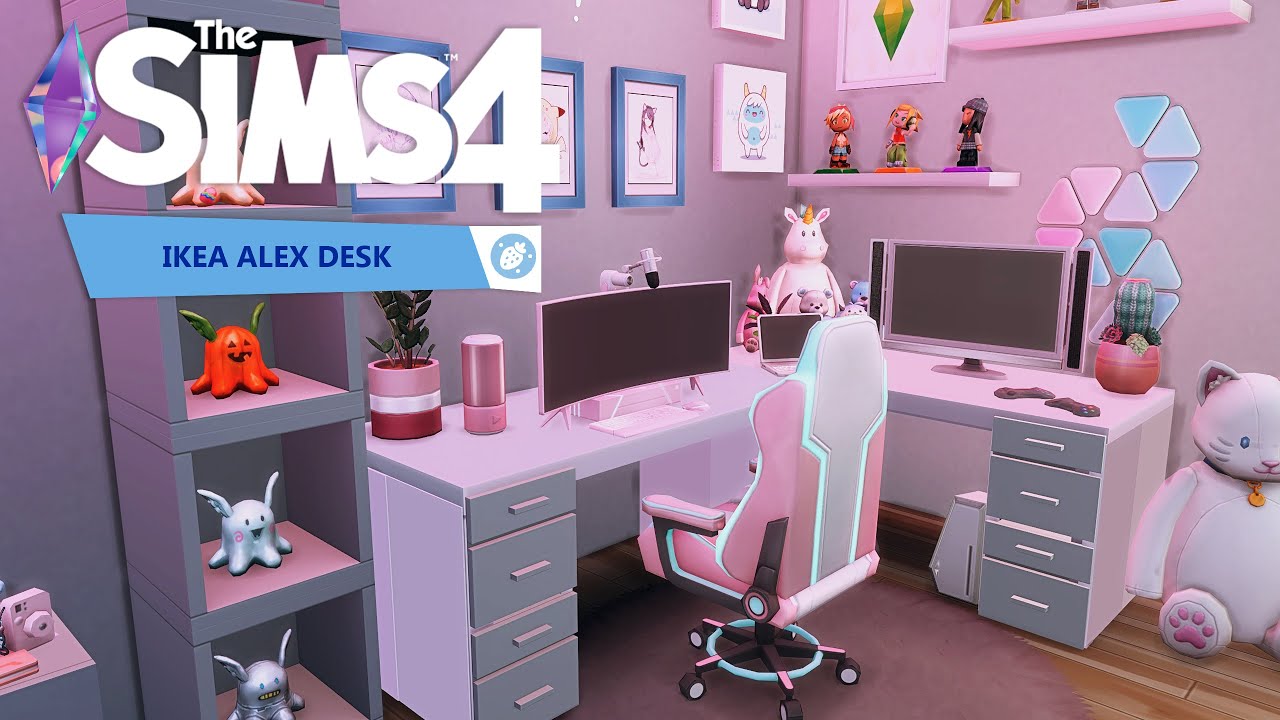 Ikea Alex Draws │ With Base Game Version │ Tutorial │ Sims 4 No CC ...