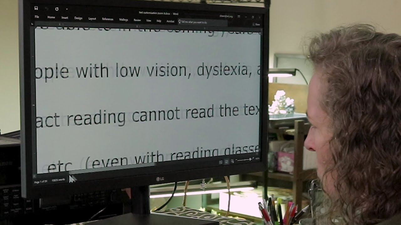Reading with and without text wrapping (from Digital Accessibility ...