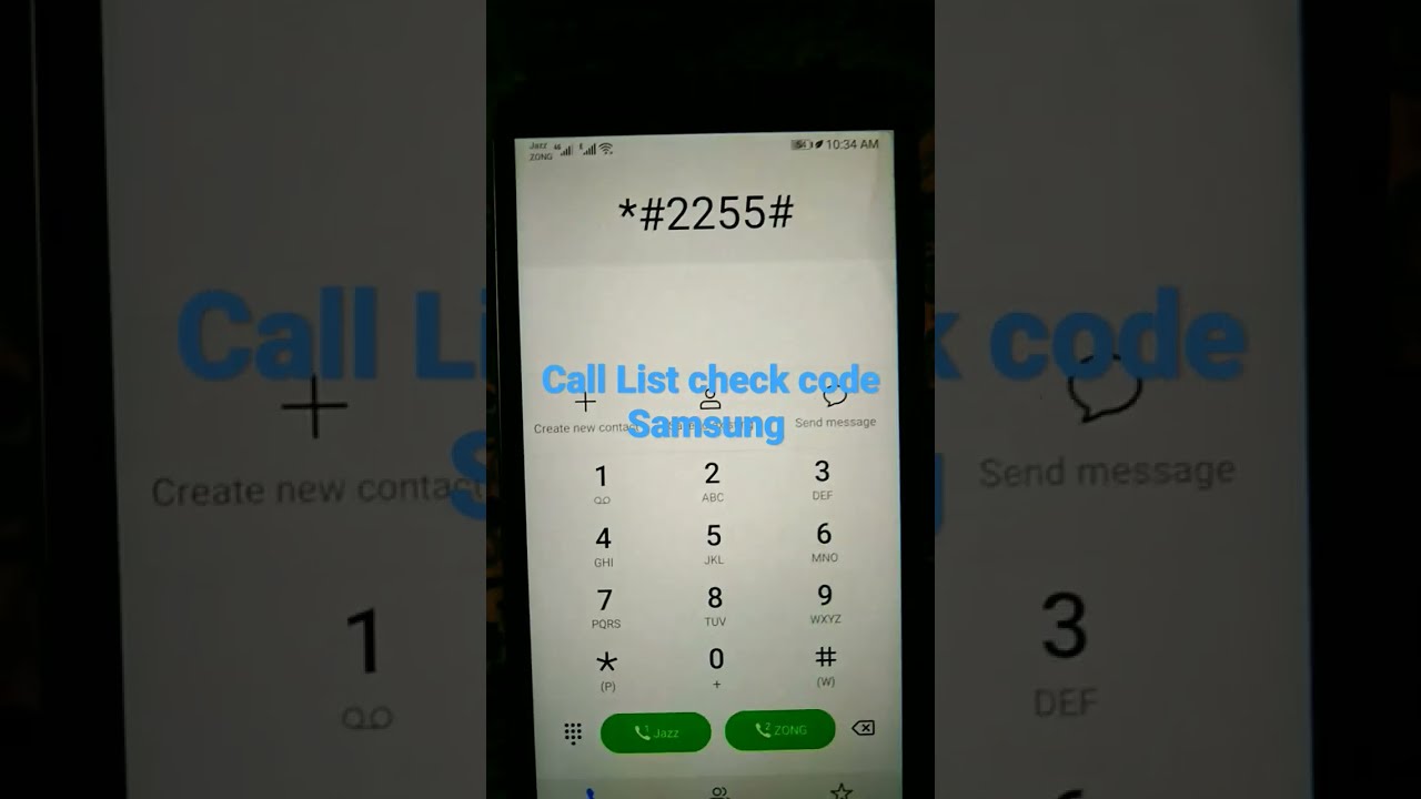Call List Check Code Samsung Galaxy YouTube Call List Check Code Samsung Galaxy YouTube