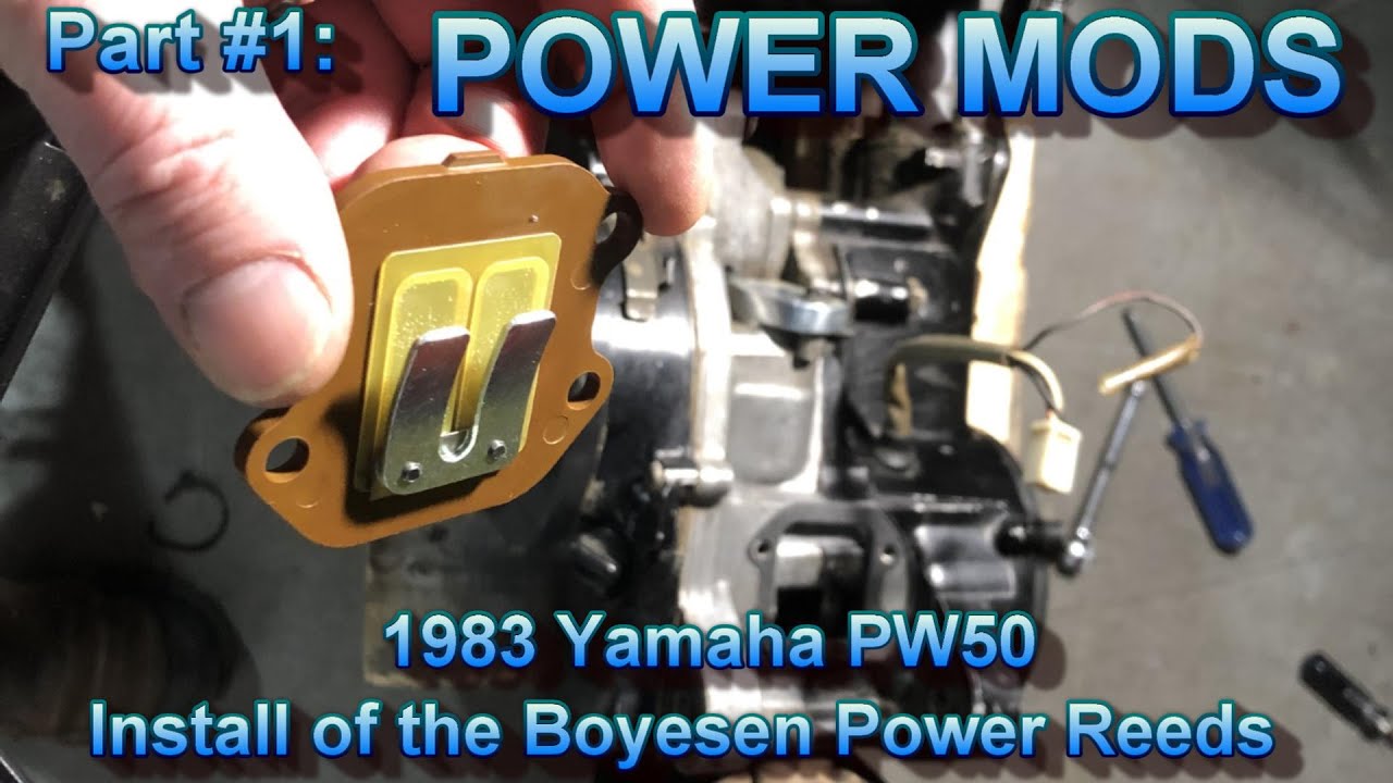 PW50 Power Mod. Install of Boyesen Power Reeds - YouTube