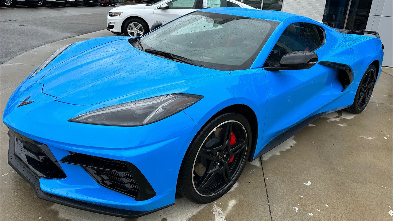 2024 Corvette Stingray Coupe 2LT Rapid Blue - YouTube