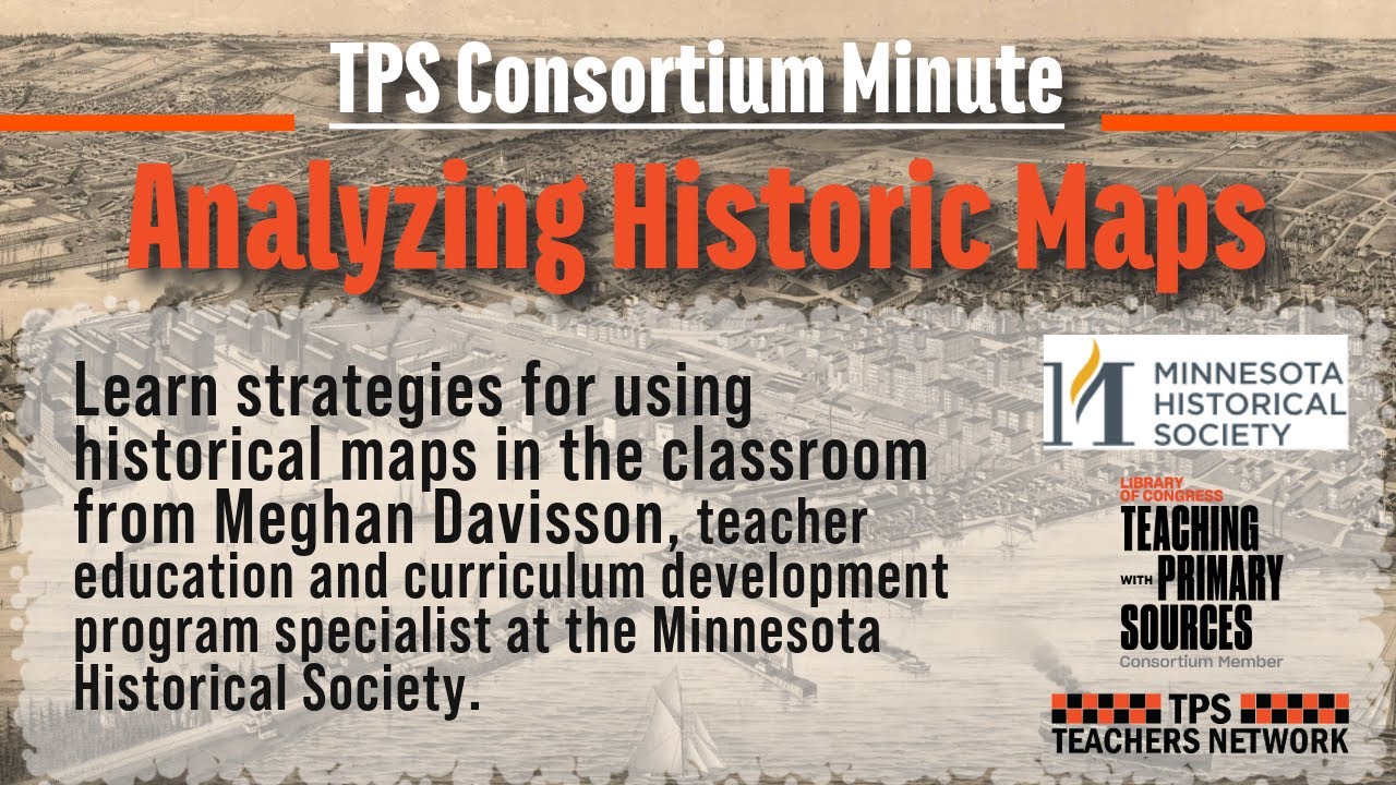 Primary Source Minute - Analyzing Historic Maps - YouTube