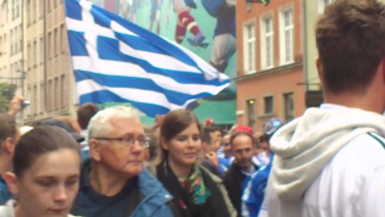 Ελλαδα-Γερμανια συνθηματα πριν το παιχνιδι part2 - YouTube