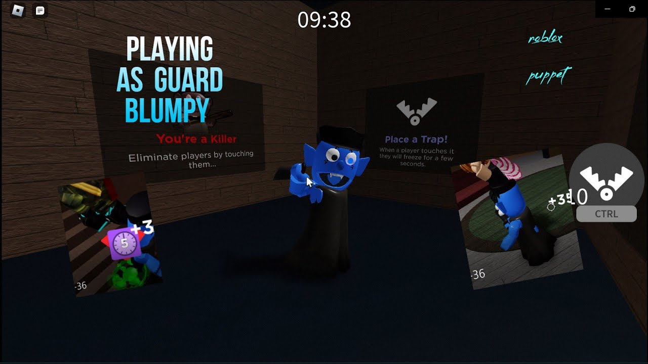 roblox puppet playing as guard blumpy survivor pass 9 - YouTube