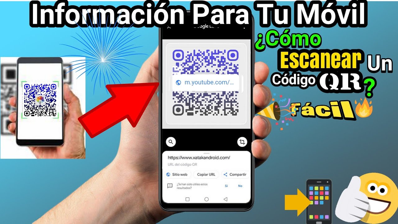 😯¿Cómo 𝗘𝗦𝗖𝗔𝗡𝗘𝗔𝗥 un Código QR Fácil? | Escáner QR InShot - YouTube