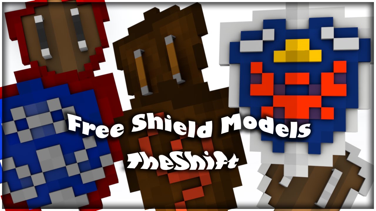 Free Shield Models ( Cinema 4D) Minecraft - YouTube
