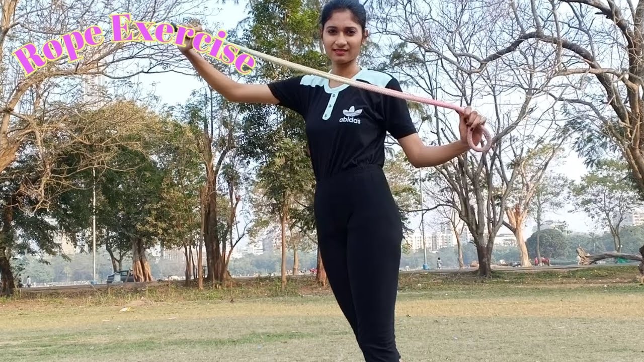 Indian Women Rope Exercise - YouTube