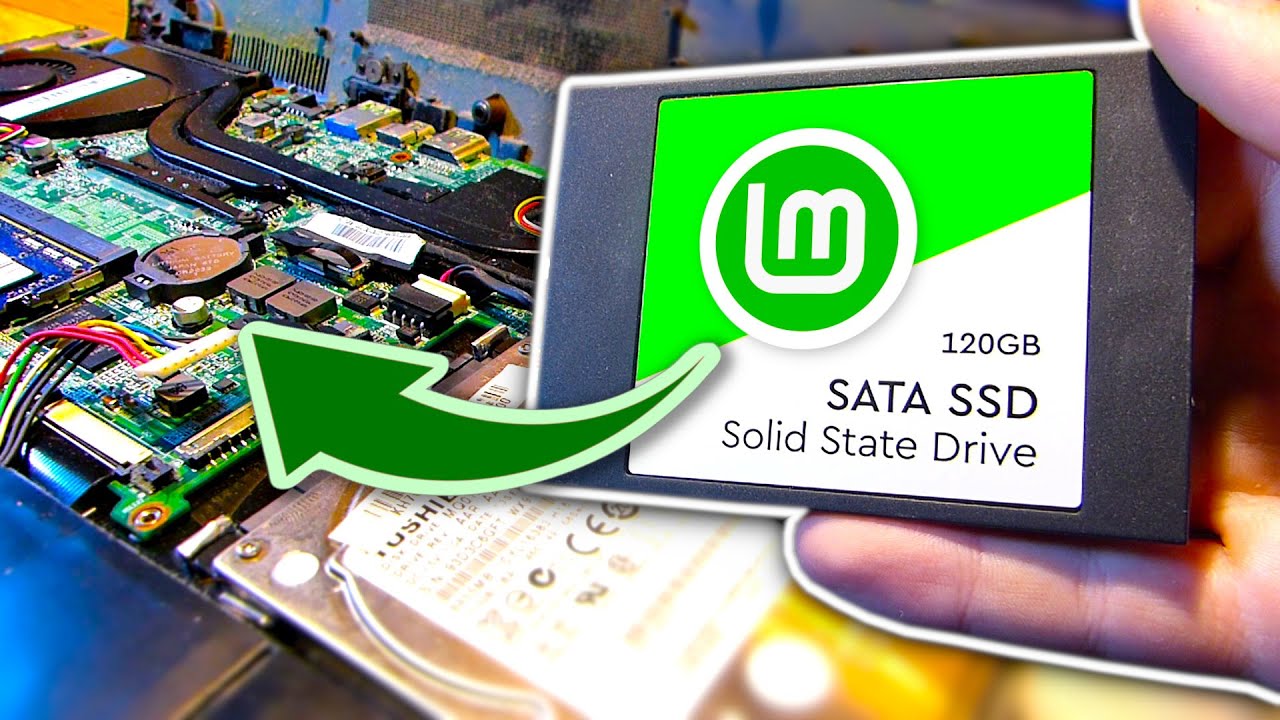 Fix any slow computer with an SSD + Linux Mint - YouTube