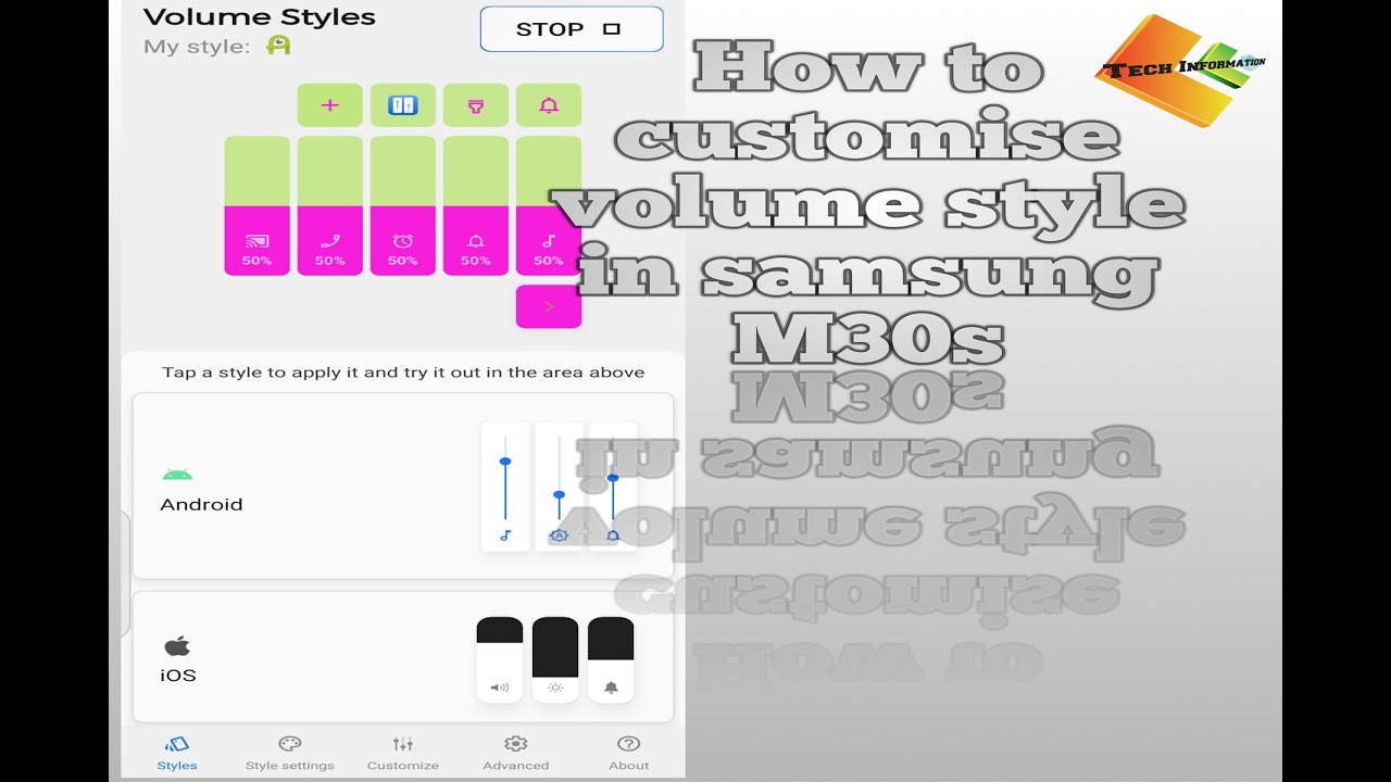 how to customise volume style in samsung m30s, samsung, samsung galaxy ...