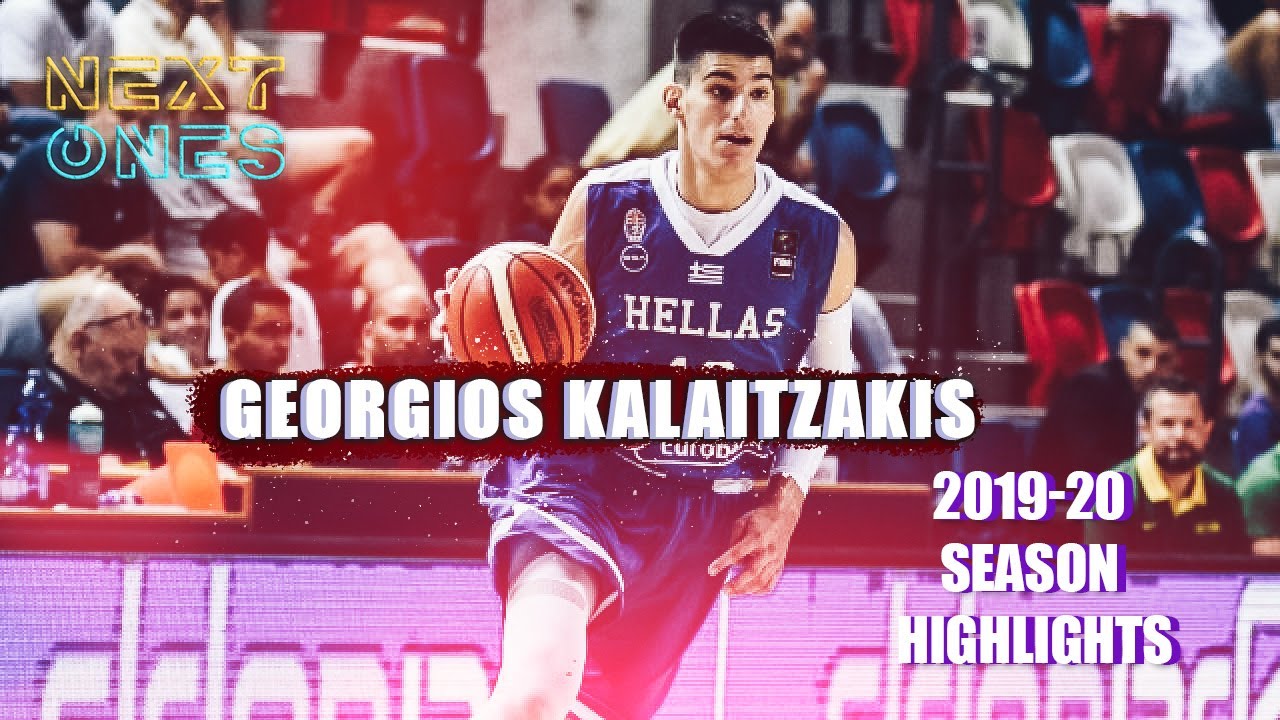 Georgios Kalaitzakis BC Nevezis 2019-20 Season Montage | 2020 NBA Draft ...