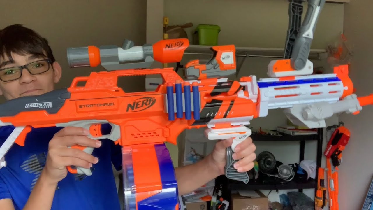 [NERF SETUPS] Nerf Stratohawk! - YouTube