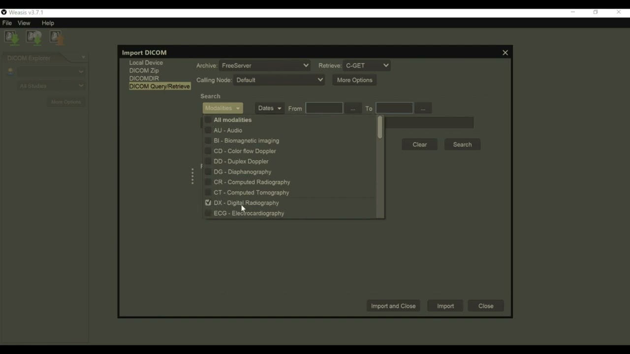Configuring Weasis PACS viewer *Not for Medical Usage ** - YouTube