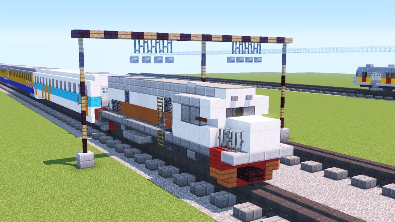 Minecraft Indonesian Railway Concrete Balls Tutorial - YouTube