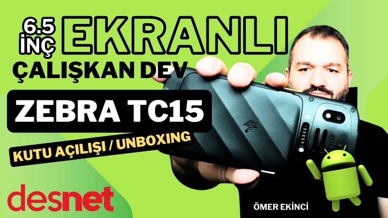 ZEBRA TC15 | Kutu Açılışı | Unboxing | 6.5 inç, 5G ve Wi-Fi5 Android 11 ...