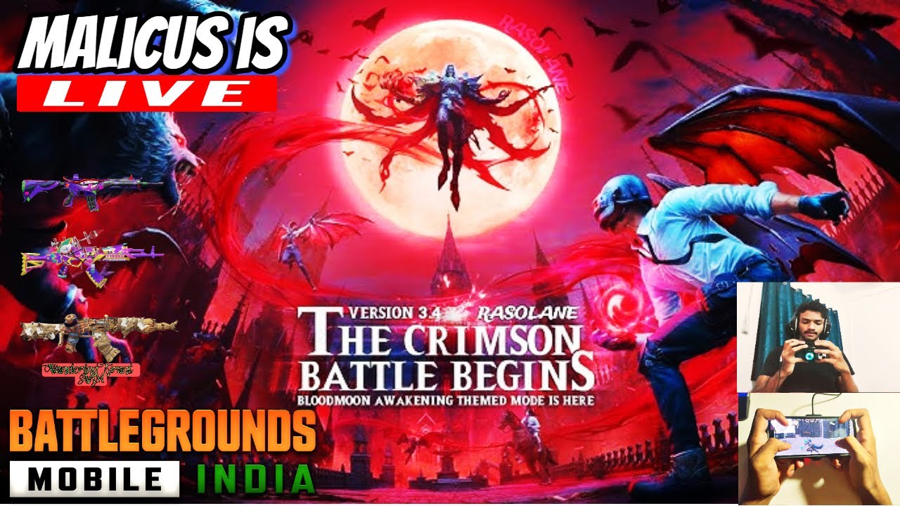 Malicus is live 🔴 I BGMI 3.4 WOLF RAMPAGE - YouTube