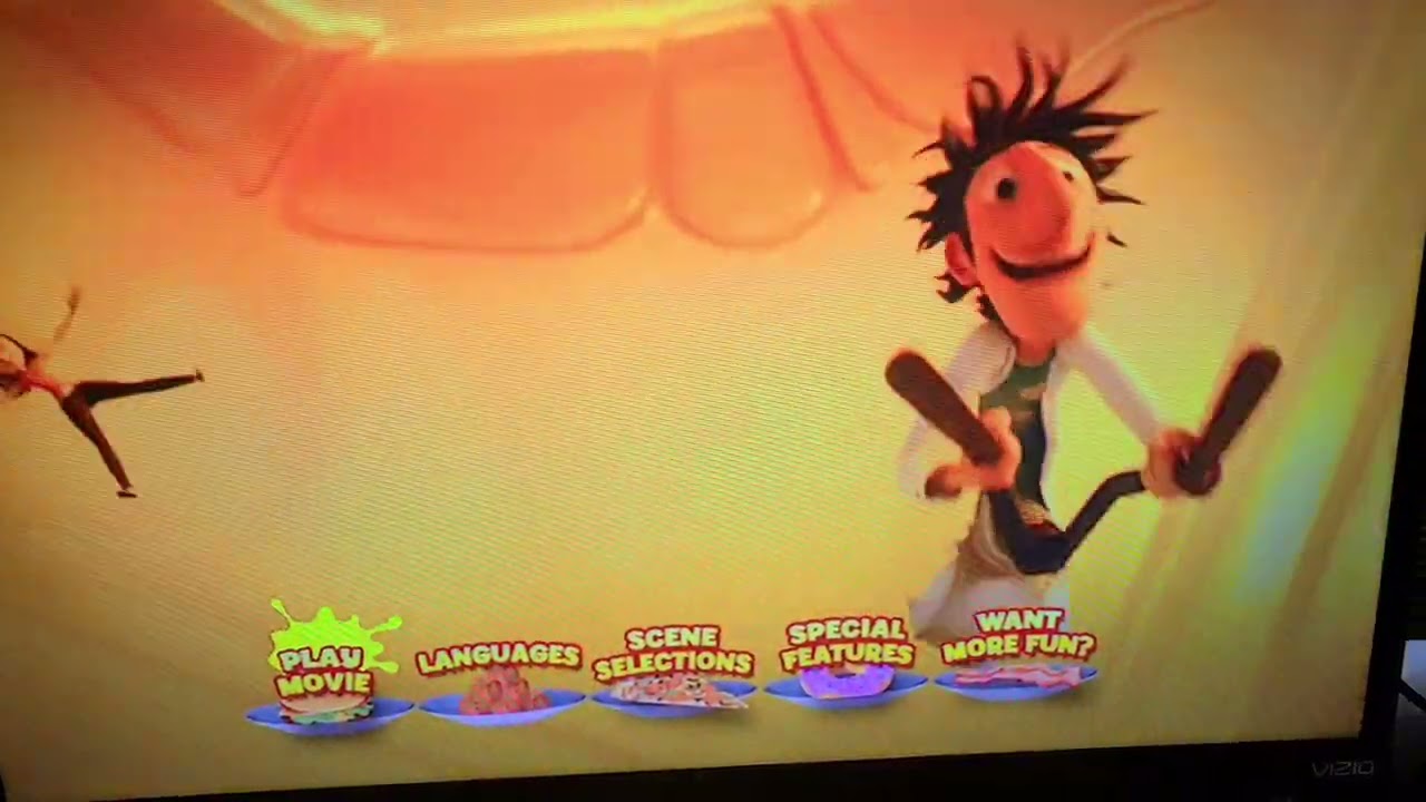 Cloudy With A Chance Of Meatballs Dvd Menu