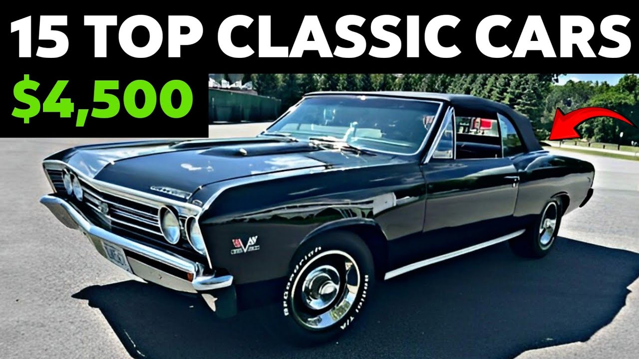 The Most Special Drivers: 15 Classic Cars For Sale Under $10,000 - YouTube
