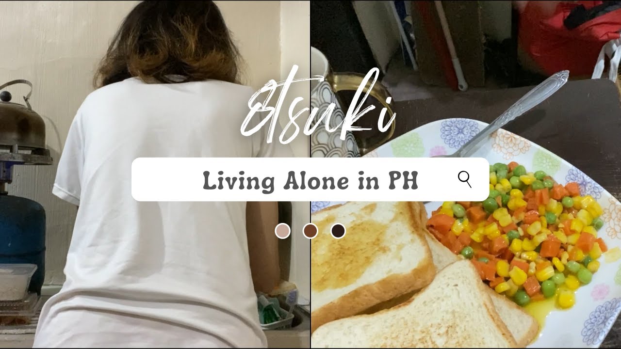 living alone in the Philippines: rainy days, morning routine, saving up, decluttering | silent ...