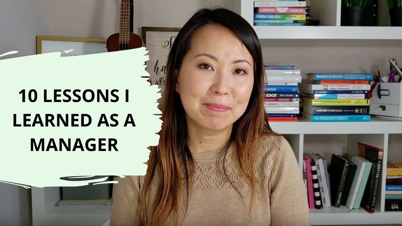10 Lessons I learned as a Manager - YouTube