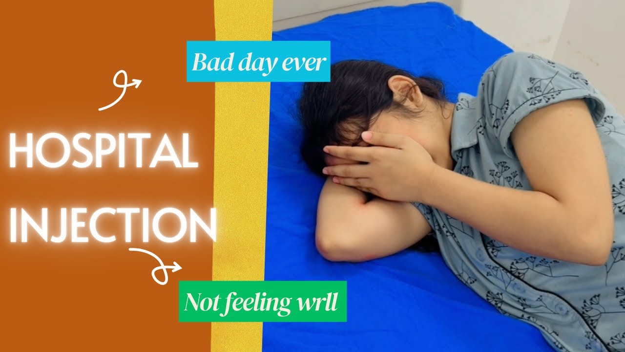 Admit in Hospital 🏥 🥲 | Injections | Worst day ever | Not feeling well ...