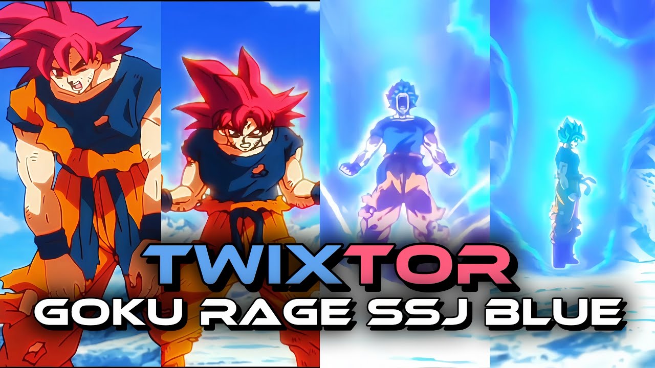 •Twixtor• Goku Rage Ssj Blue [ 4K Clips ] - YouTube