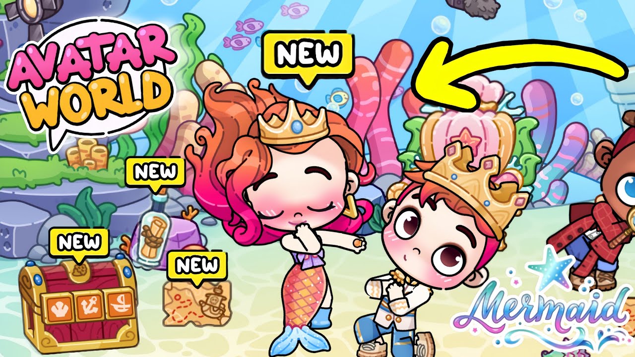 🎀MERMAID PACK FIND ALL SECRETS IN AVATAR WORLD PAZU MOVIES STUDIO 🎀 ...