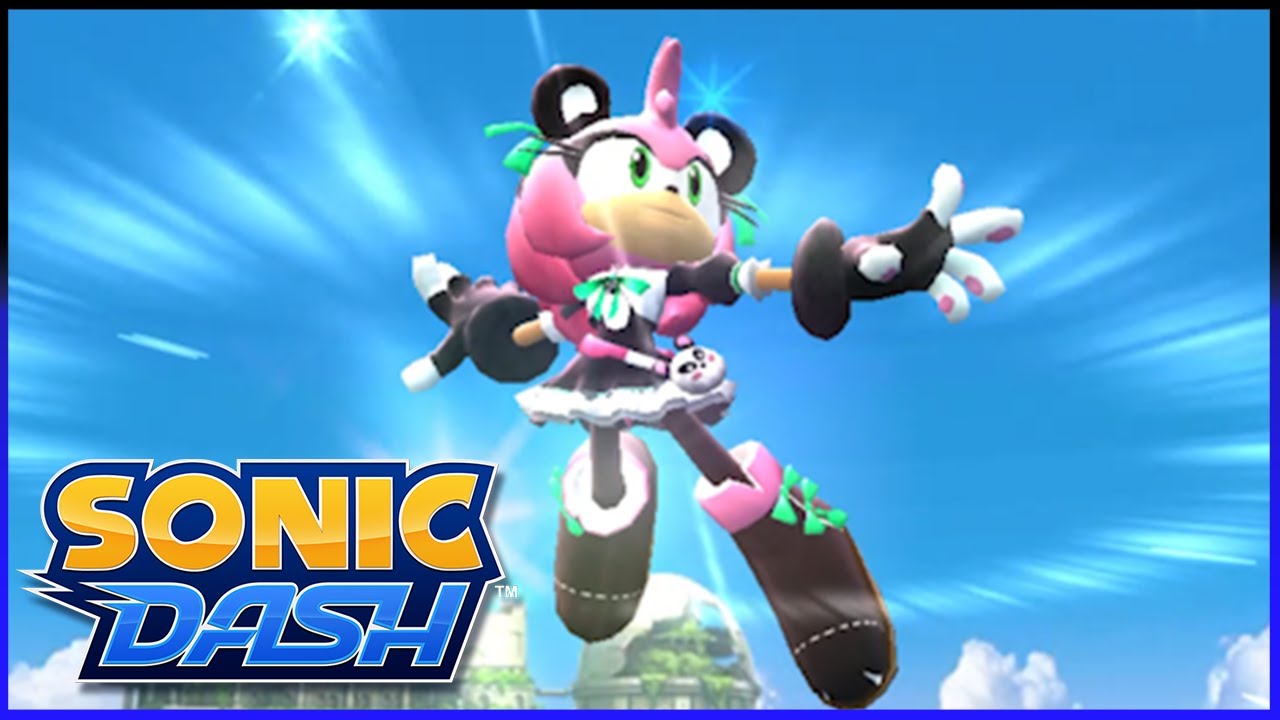 Sonic Dash - Panda Amy Gameplay Showcase - YouTube