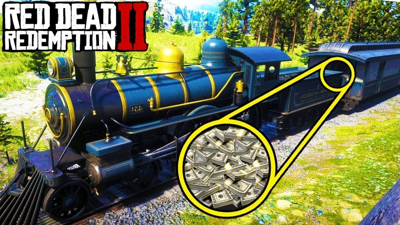 ROBBING A TRAIN in Red Dead Redemption 2! Part 4 - YouTube